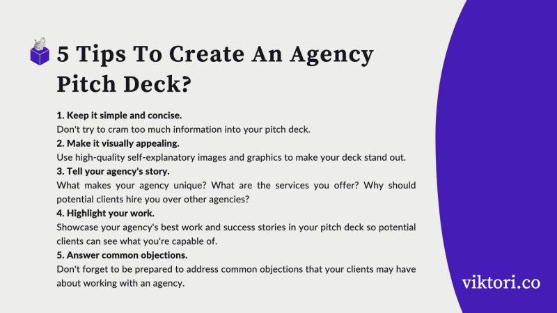 Agency Pitch Deck Guide | Template, Advice & 5 Crucial Tips