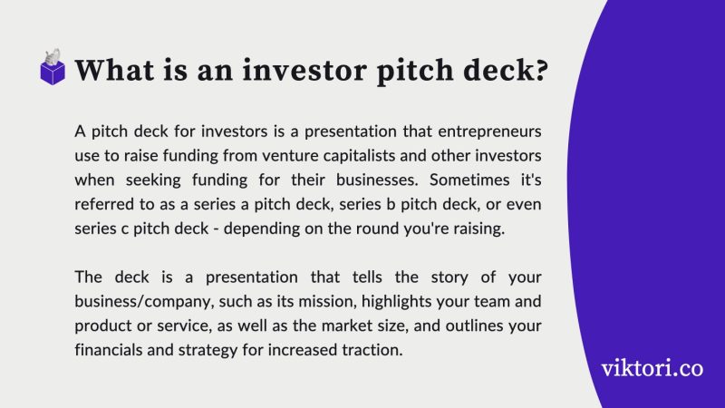 What Is An Investor Pitch Deck? Examples & $4Mill Template