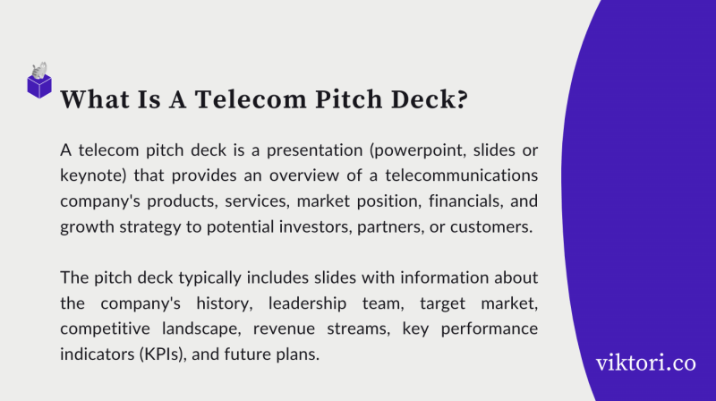 Telecom Pitch Deck Guide (Examples + Template Included)