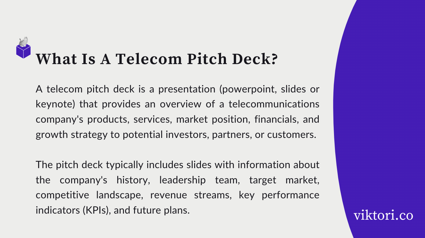 Telecom Pitch Deck Guide (Examples + Template Included)