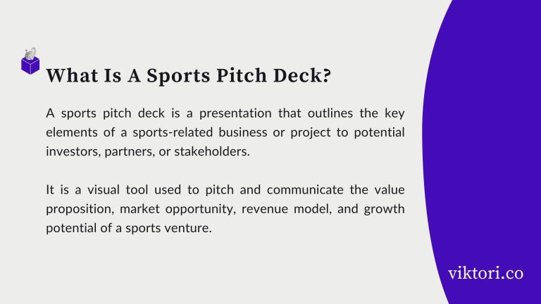 Investor Ready Sports Pitch Deck | Guide | Examples, Template & Ideas ...