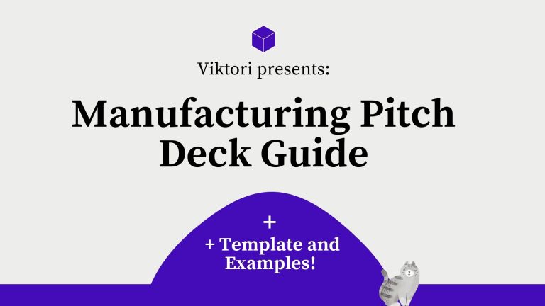 Investor Pitch Deck Guide For Manufacturing Startups | Template, Examples