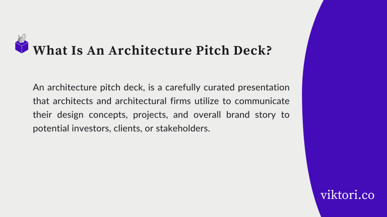 The Pitch Deck Template For Architecture Firms + Guide - Viktori