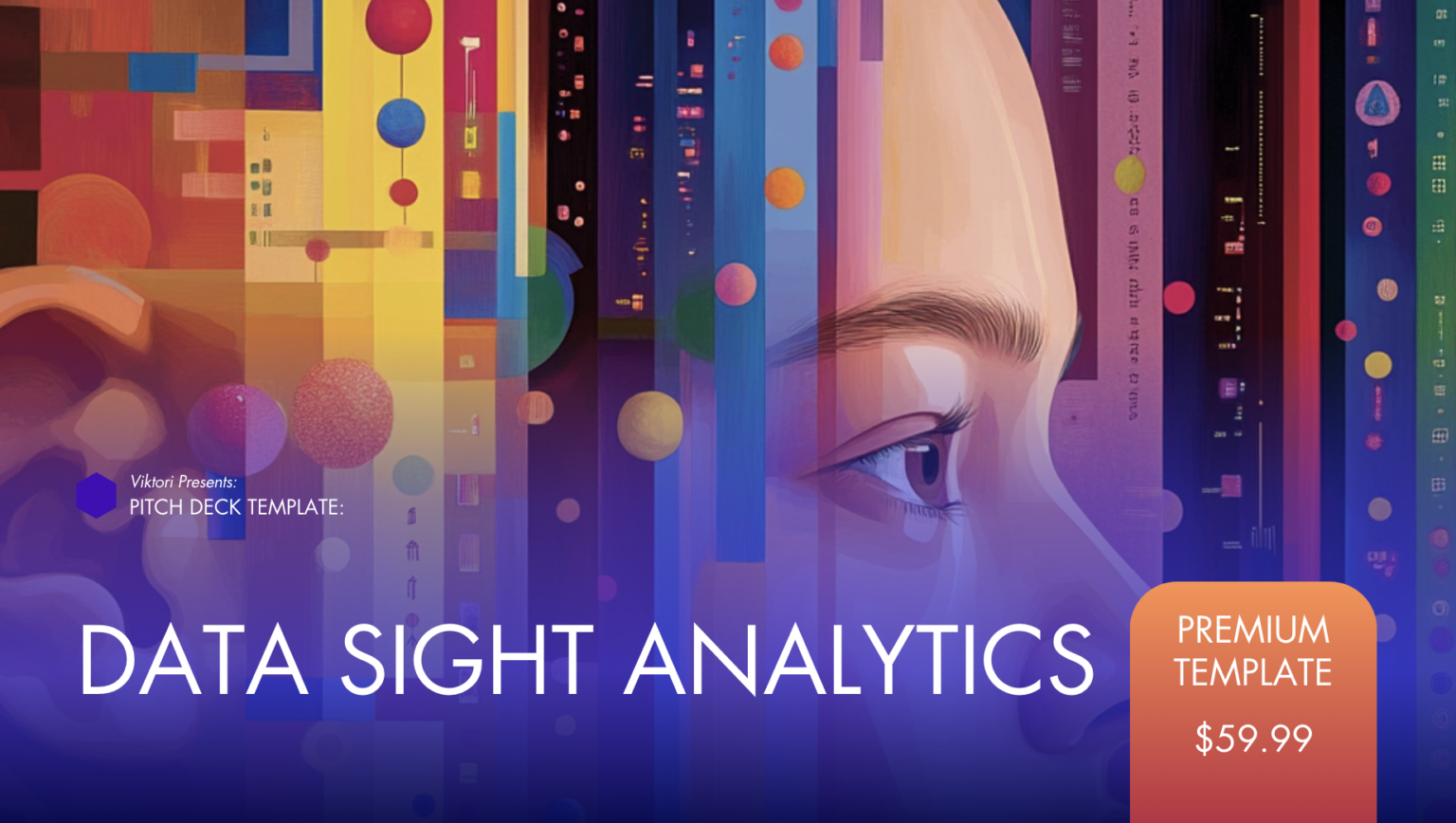 13 Slide Decentralized Data Management Pitch Deck Template | Google Slides - Viktori