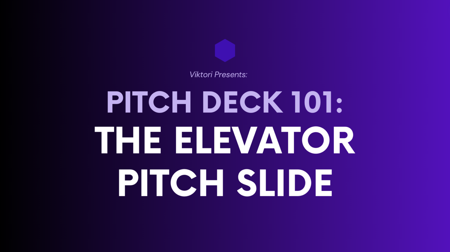 Investor Ready Documentary Pitch Deck. Examples, Template & Guide - Viktori